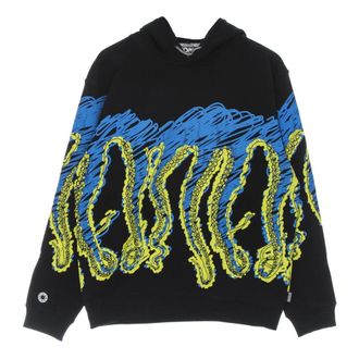 Octopus Schwarzer leichter Kapuzenpullover - - Sweatshirts & Hoodies - Herren - Mehrfarbig - XL