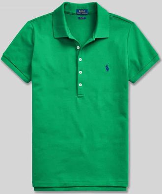 Polo Ralph Lauren Slim Fit Poloshirt aus Baumwoll-Mix