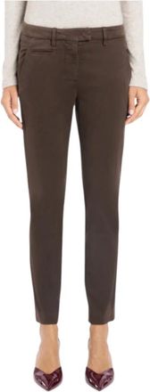 Dondup Femme, Pantalons, Brun, Taille: W28 Pantalon Chino Slim-fit