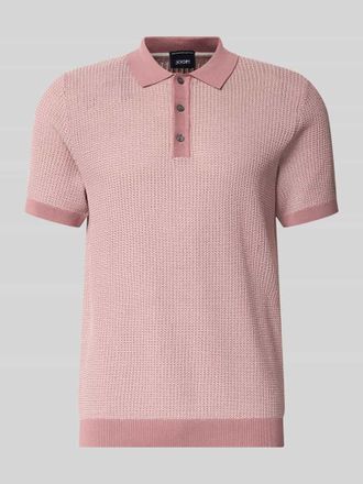 Joop Slim Fit Poloshirt mit Strukturmuster Modell Brianoro