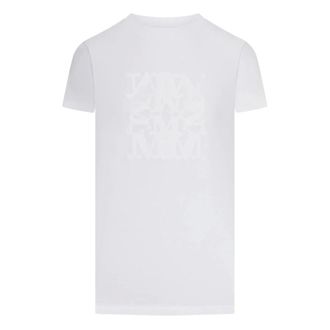 Max Mara Femme, Tops, Blanc, Taille: 40 FR Cotton Jersey T-Shirt