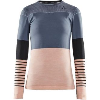 Craft Damen Unterhemd FUSEKNIT COMFORT BLOCKED RN LS W