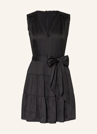 Ted Baker Satinkleid Otiana Mit R&uuml;schen schwarz