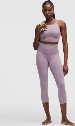 lululemon Pantacourt Align taille haute pour Femmes - 53 cm - Violet/Pastel - Taille 10