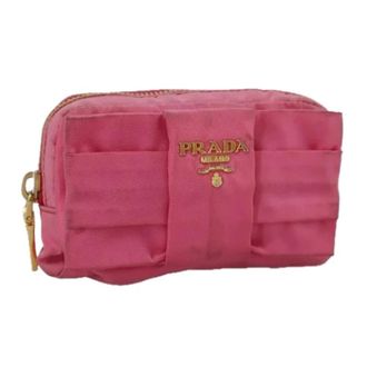 Prada Pre-owned Nylon trousses-de-toilette - Femme - Pre-owned - Rose - Taille: ONE Size