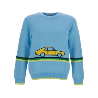 J.W.Anderson Herren, Strickwaren, Blau, SGr&ouml;&szlig;e