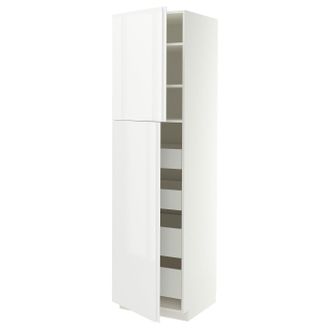 IKEA METOD / MAXIMERA Hochschr+2 T&uuml;/4 Sch