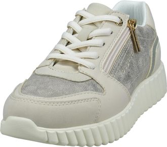 Bugatti Damen Sandaletten, Frauen Sandalen,Sommersandalen,bequem,flach,Sommerschuhe,Freizeitschuhe,offene Schuhe,beige/Metallics (5290),39 EU/EU UK