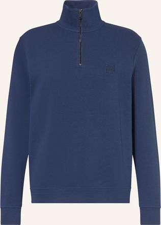 HUGO BOSS Sweat-Troyer Zetrust blau
