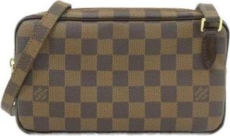Louis Vuitton Pre-owned Sac bandouli&egrave;re Damier Marley - Femme - Pre-owned - Brun - Taille: ONE Size