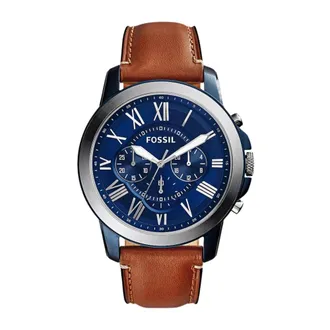 Fossil Grant Chronograph Uhr - - Accessories - Herren - Braun - ONE SIZE