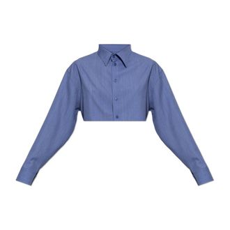 Balenciaga Damen, Blusen & Hemden, Blau, 2XSGr&ouml;&szlig;e