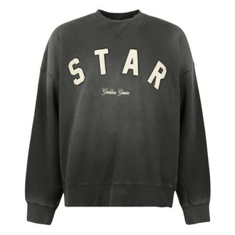 Golden Goose Homme, Sweatshirts et sweats &agrave; capuche, Gris, Taille: M Star SweaT-shirt
