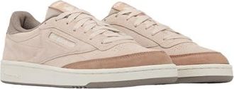 Reebok Baskets Unisexe Club C 85, mutedclay/Grise/Rose, Taille 44 EU, Mutedclay Grittygrey Pinkclay, 44 EU
