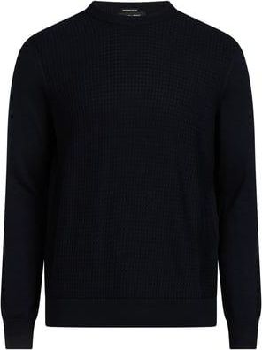 Strellson Pull Adrian droit col rond en coton