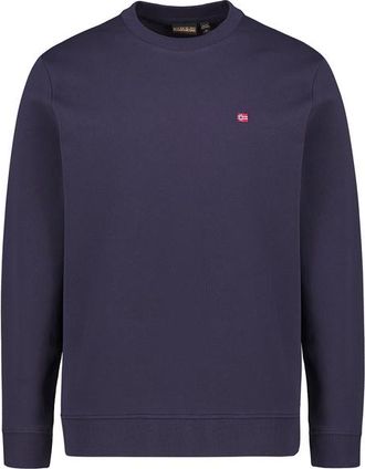Napapijri Herren Pullover blau unifarben
