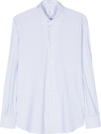Mazzarelli Geometric-pattern Shirt