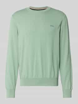 HUGO BOSS Regular Fit Strickpullover aus reiner Baumwolle Modell UPCAS