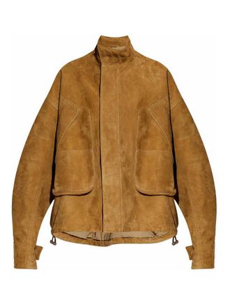 The Attico Blouson En Cuir - Beige
