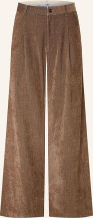 Eleh Eleh Marlenehose Aus Samt braun