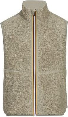 K-Way K-Way ärmellose Weste mit hohem Kragen in Grün