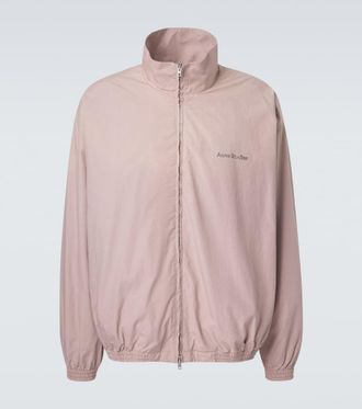 Acne Studios Veste bomber en coton &agrave; logo