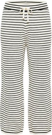 STUDIO UNTOLD Schlupfhose Hose wide Straight Legs Ringelstrick