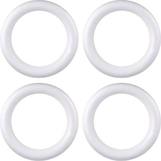 Cabilock 4 St&uuml;Ck Foam Kranzringe 30Cm Schaum DIY Handwerksringe F&uuml;R Weihnachten Valentinstag Deko Kranzhandwerk Zubeh&ouml;R