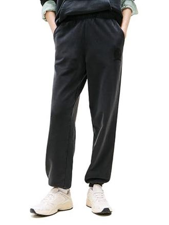 Tommy Jeans Relaxed Crest Logo Jogger Sweatpants Pantalon de surv&ecirc;tement, Noir, M Femmes