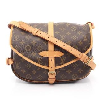 Louis Vuitton Pre-owned Saumur 30 Monogram Umh&auml;ngetasche - - Pre-owned - Damen - Braun - ONE SIZE