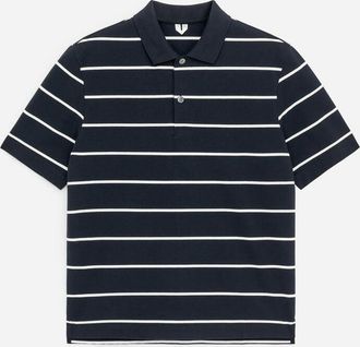 Arket Pikee-Poloshirt -Blau
