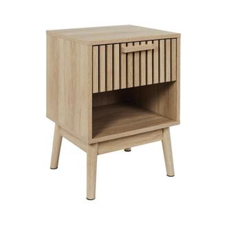 Paris Prix Table de Chevet Design Klaus 55cm Marron