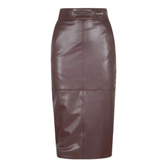 Elisabetta Franchi Femme, Jupes, Brun, Taille: 38 FR Jupe Midi