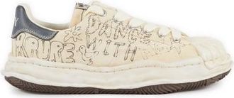 Miharayasuhiro Baskets Blakey &agrave; dessins en coton