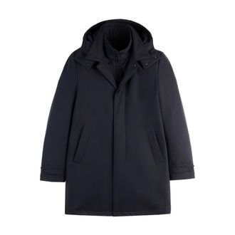 Fay New Morning Travel Coat - - Coats - Herren - Blau - L
