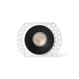 Faro Barcelona Faro Barcelona 44107 FLAC Einbauspot, Trimless, Schwarz, IP44, MR11, GU10