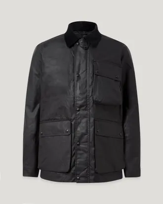 Belstaff Veste Incline Pour Homme Waxed Cotton Noir 2xl