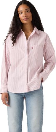 Levi's Mens Woven Shirt, Color Rachel Stripe Peachs, Size XS