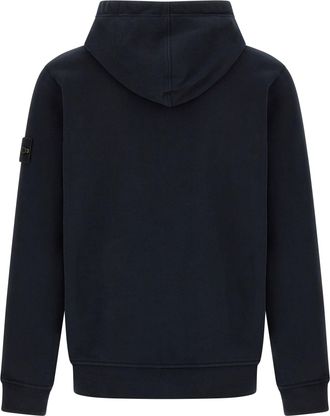 Stone Island Mens Blue Cotton Sweatshirt Clothing