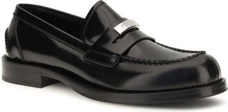 Dolce & Gabbana Calf Leather Loafer - Black