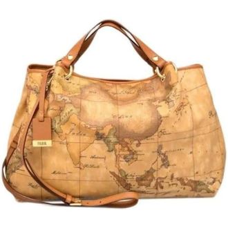Alviero Martini 1A Classe Femme, Sacs, Beige, Taille: ONE Size Geo Classic Tote