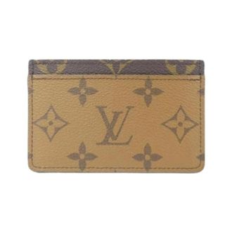 Louis Vuitton Pre-owned Monogram Reverse Card Case - Femme - Pre-owned - Brun - Taille: ONE Size