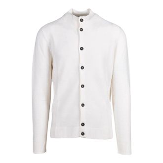 KANGRA Stehkragen-Strickjacke mit Kn&ouml;pfen - - Knitwear - Herren - Beige - L