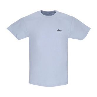 Obey Double Face Classic Tee - - Tops - Herren - Grau - XL