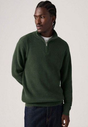 Levi's Strickpullover HM QUARTER ZIP SWEATER mit Zipper und Struktur