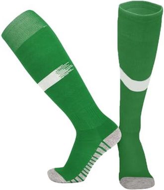 SHEKINI Lot de 2 paires de chaussettes de compression longues pour femme - Respirantes - Avec coussin - Manchettes de compression classiques - Chaussettes de 
