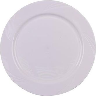 Generic G&eacute;n&eacute;rique - 10 Assiettes R&Eacute;UTILISABLES ET INCASSABLES 22CM Blanc