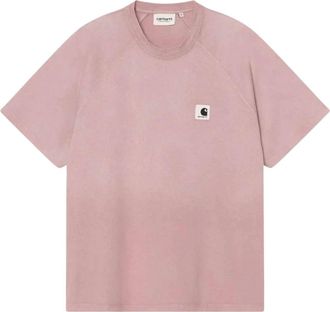 Carhartt Work in Progress Femme, Tops, Rose, Taille: 36 FR Hudson Pocket T-Shirt