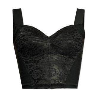 Dolce & Gabbana Tr&auml;gertop - - Tops - Damen - Schwarzk - XL