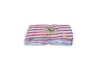 Kardelen Lovely Linen Misty Tischdecke Leinen Edge real red 145x250cm (1 St&uuml;ck)